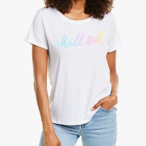 Chaser | Tops | Chaser Gauzy Cotton Chill Out Jersey Crewneck Top ...